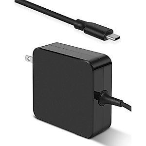 65W USB C Charger,PD Wall Power Adapter Compatible for MacBook Pro, Dell XPS, Chromebook, Lenovo, Huawei Matebook, HP Spectre, Acer and Any Laptops or Smart Phones with USB C