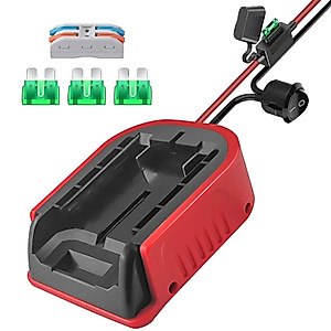 for Bauer 20V Battery Adapter,for Power Wheels Adaptor,DIY Converter for Bauer 20V Battery Power Station,Battery Conversion Kit with Switch,for DIY Rc Car Toys Batteries,for Robotics and Rc Truck