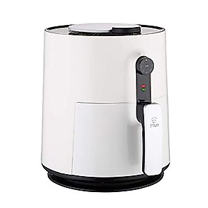 Oil Free Air Fryer Oven, French Fries Large Toaster Oven Turbo Broiler For Onion Rings, Electric Food Warmers Fryers With Basket, Convection Ovens (Color : White) Useful (White) (White)