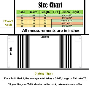 Ateret Judaica 100% Wool Kosher Mehudar Badats Tallit Prayer Shawl from Israel, Very Elegant Lookin Tallit (Size 70-60 X 80 Inch, with Black Stripes)