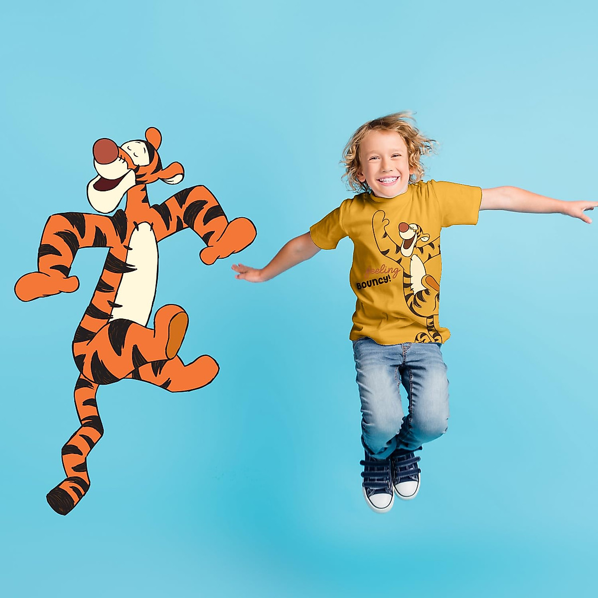 Winnie The Pooh, Tigger & Eeyore Graphic T-Shirts (3 Pack) Baby/Toddler to Kid 2T Lb/Or/Y SS