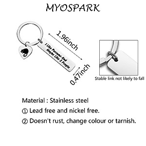 MYOSPARK Opossum Lover Gift I Like Possums And Maybe Like 3 People Opossum Animal Jewelry Opossum Mom Gift (Possums KC)