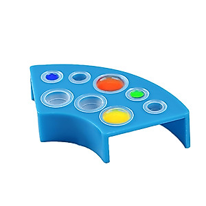 300Pcs Tattoo Ink Caps with 2 Cups Holders - 300Pcs Mix Sizes Disposable Tattoo Ink Cups for Pigment Tattoo Kit, Tattoo Supplies, Tattoo Accessory (#9mm, 13mm, 15mm)