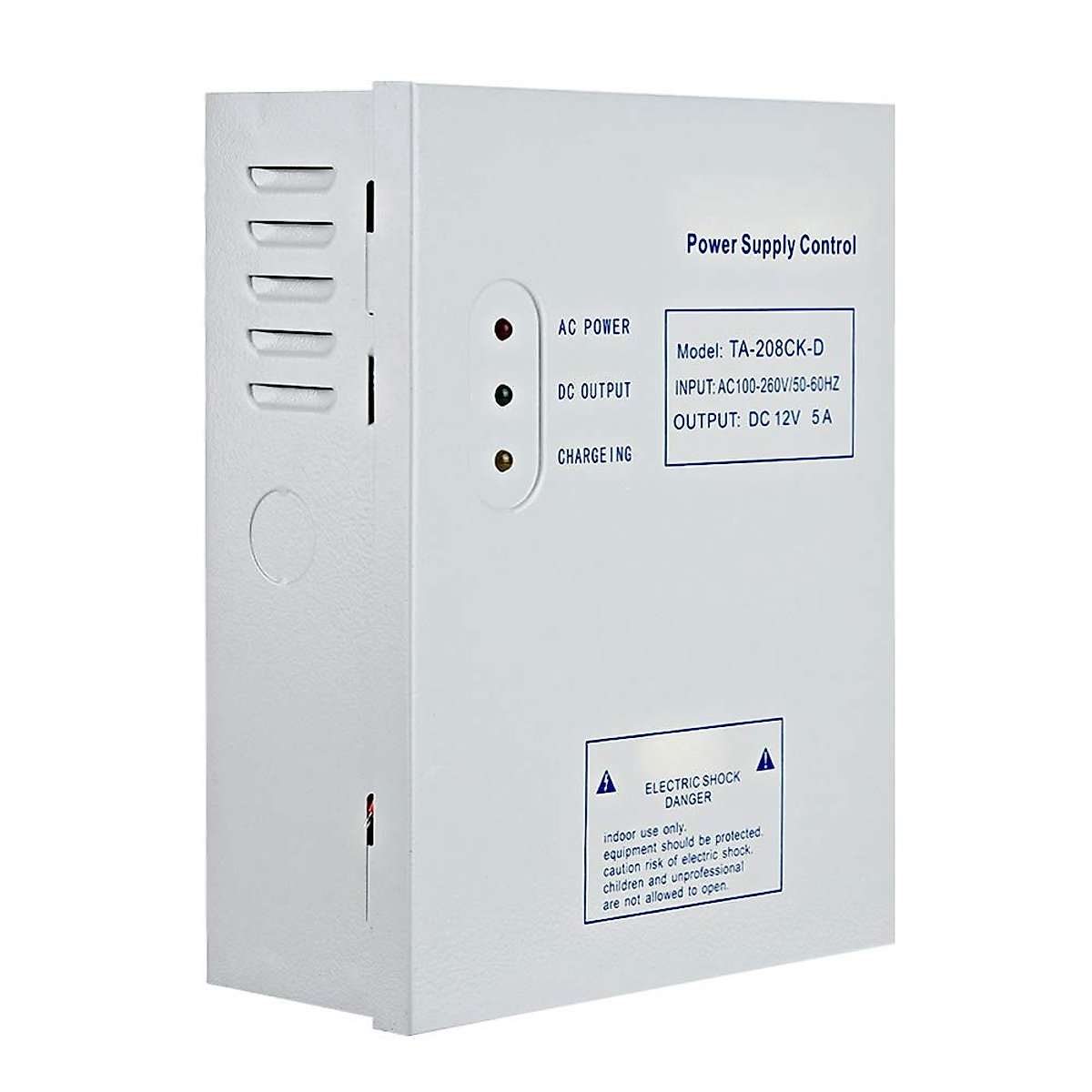 Power Supply Box, 110 to 240VAC to 12VDC Door Access Control System Switching Power Supply Box Security System UPS Variable Frequency Power Supply Box