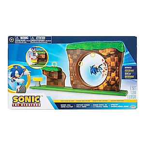 Sonic The Hedgehog Green Hill Zone Playset with 2.5" Sonic Action Figure