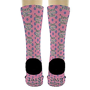 Grandmother Gifts Best Grammy Ever Sock for Grandma Clothes Grammy Socks 1-Pair Novelty Crew Socks