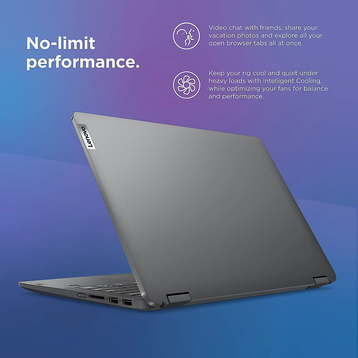 Lenovo 14" Touchscreen Convertible 2-in-1 Laptop (IdeaPad Flex 5i) | 4GB DDR4 128GB NVMe SSD | FHD IPS Display | Intel Core i3-1115G4 | Win11 Pro | USB-C | Gray | Thin & Lightweight