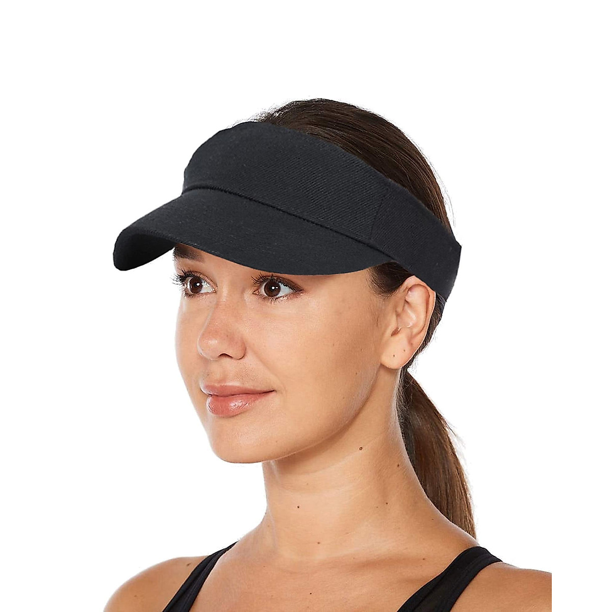 Sun Visor Hat for Women Men Adjustable Sports Cap Golf Tennis