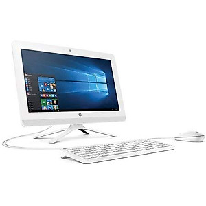 2018 HP All-in-One 19.5" HD+ Display High Performance Desktop PC, Intel Celeron J3060 Processor 4GB Memory 500GB Hard Drive DVD Drive Wired Keyboard + Mouse Windows 10 Home - Snow White