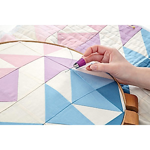 Clover I Sew for Fun Protect'n Grip Thimble, purple