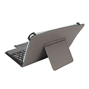 10.1 Inch Green FHD Tablet, 8GB RAM 256GB ROM, Octa Core CPU, Dual Camera, 5G WiFi, 4G LTE Tablet with BT Keyboard, 100‑240V (US Plug)