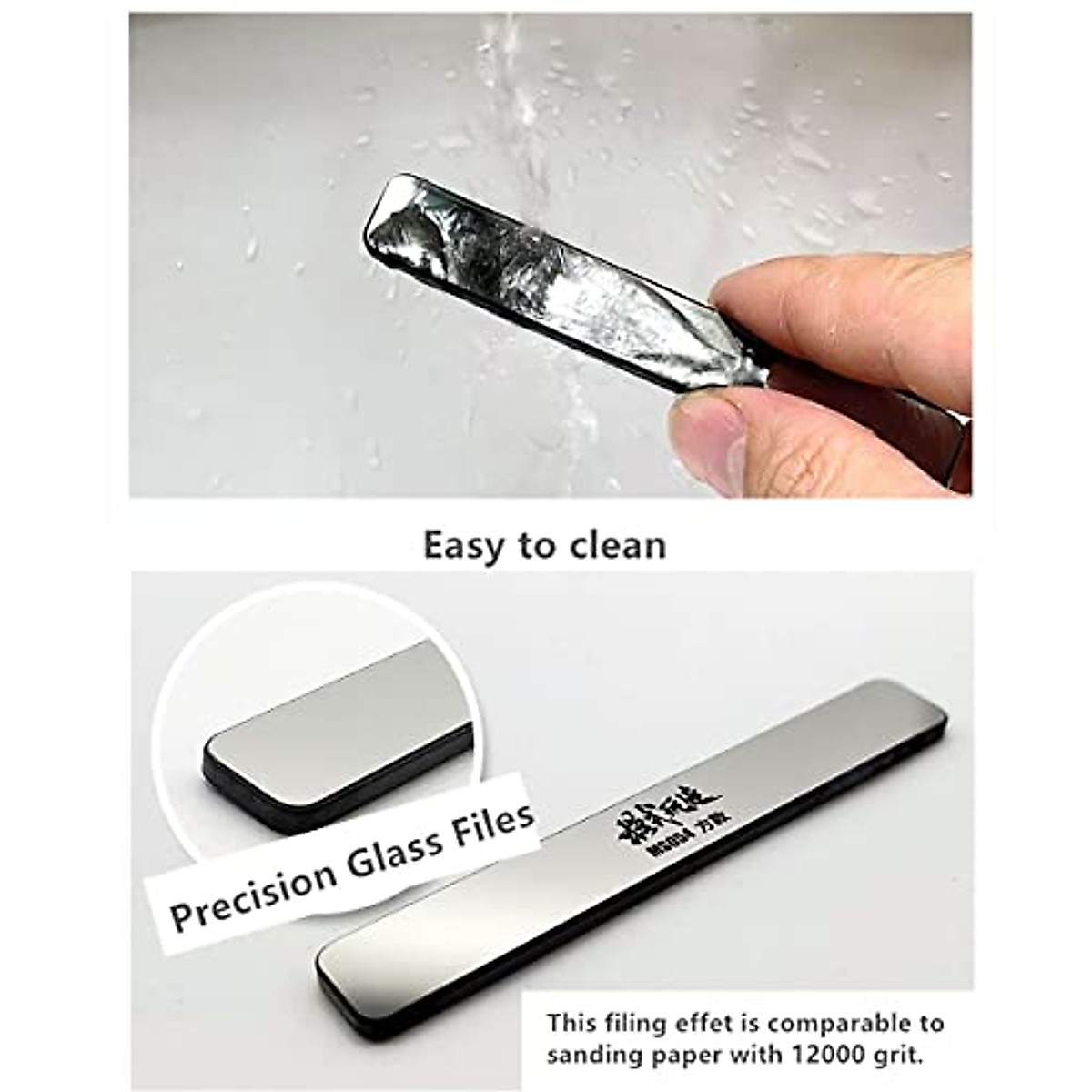 ANSAI Hobby Grinding Tools Glass Polishing Files For Scale Model #8000#10000 3 pcs