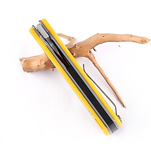 JEABROTHER outdoor folding pocket knife, with 2.6 inch 14C28N blade, G10 handle, steel clip, EDC overturning utility knife, used for hunting, camping, hiking and fishing