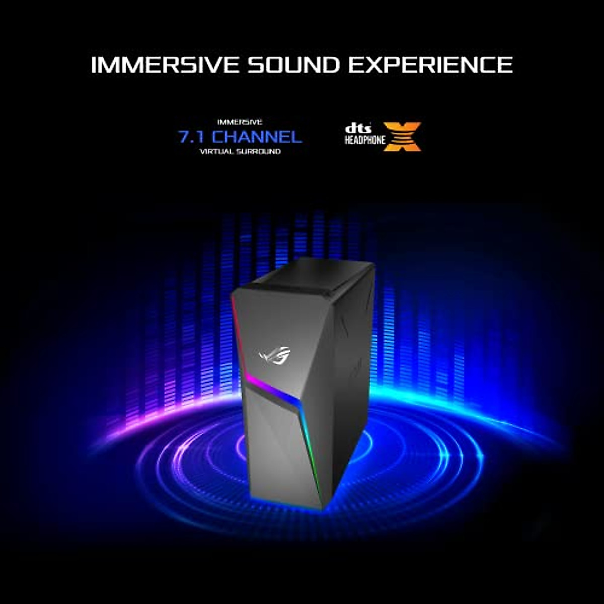ASUS ROG Strix G10 Gaming Desktop PC, Intel Core i7-11700, GeForce RTX 3060, 16GB DDR4 RAM, 1TB PCIe SSD, Wi-Fi 5, Windows 11 Home, G10CE-AH766