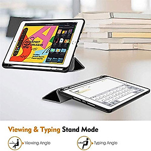 Hepix iPad Pro 11 inch Case 2022/2021/2020/2018 Purple Butterfly, Case for iPad Pro 11 4th/3rd/2nd/1st Gen with Pencil Holder, Trifold iPad Pro 11 Cover, Wireless Charging, Butterflies Space