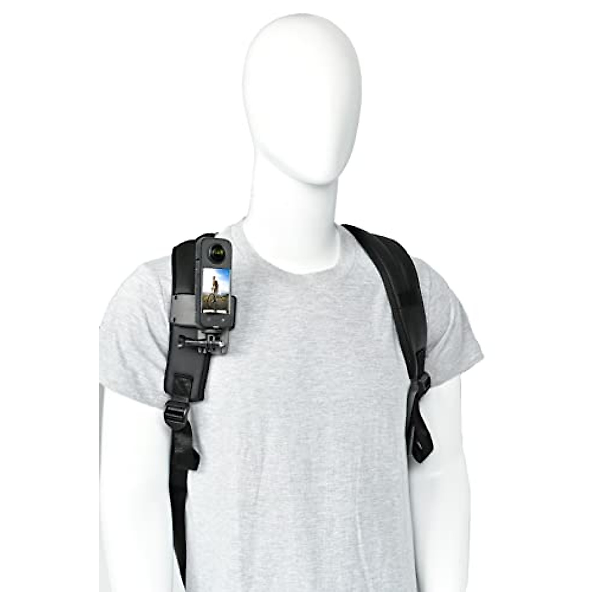 vgsion Camera Accessory Kit Chest Mount Wrist Strap Backpack Clip Mount for Insta360 One X3/ One X2/ Insta360 One RS/ Go2 Compatible with GoPro Hero 11/ Hero 9/ Hero 8/ Hero 7