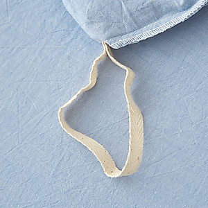 LIFETOWN 100% Washed Cotton Duvet Cover Set Linen Like Textured Breathable Lightweight (Linen, King)