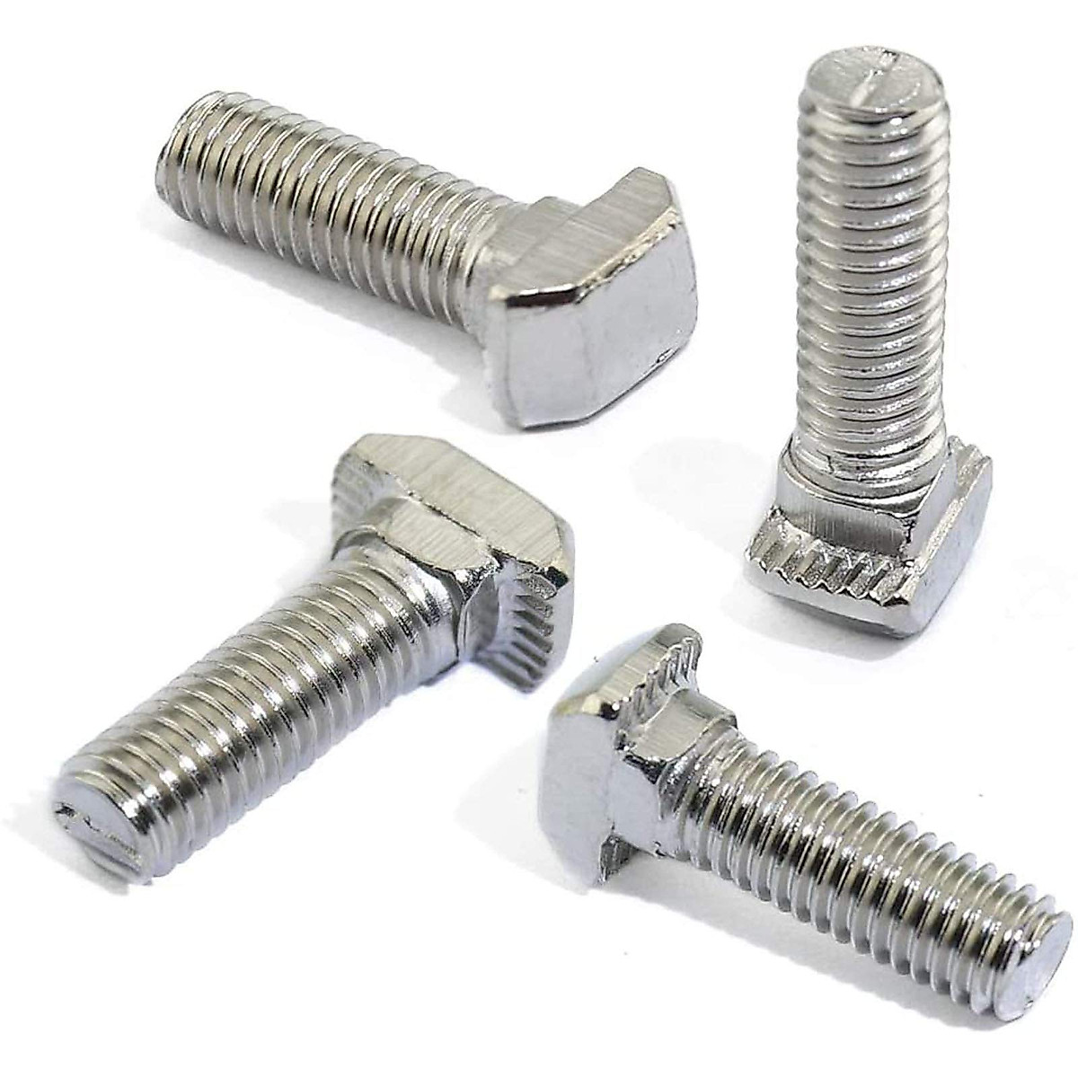 20 Pcs M6 x 25mm Thread T Slot Drop-in Bolt T-Bolt Hammer Head Bolt T Screw Stud for 3030 Series Standard 8mm T-Slot Aluminum Extrusion Profile (3030 Series)