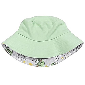 STAR WARS The Mandalorian The Child Newborn Baby Boys Romper and Sunhat Green 6-9 Months