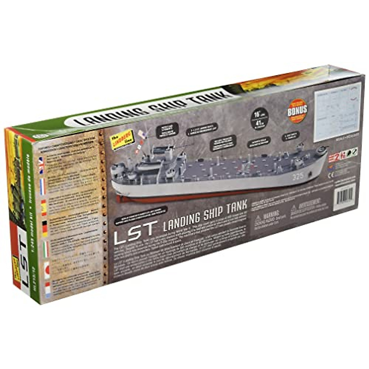 Lindberg Models LN213 1:245 Scale L.S.T. Landing Ship Tank Model