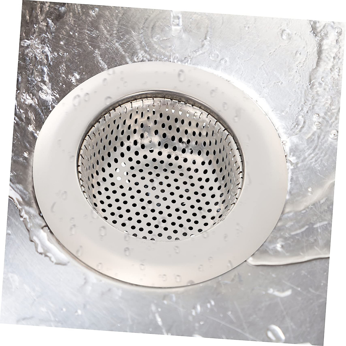 Veemoon 3pcs Sink Filter Sink Drainer Basket Rv Accessories for Inside Tub Drain Stopper Kitchen Sink Drain Strainer Basket Strainer Bathtub Drain Sink Large