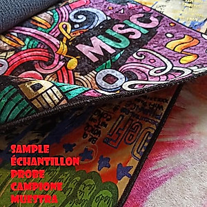 wisemandesign Tattoo Design Rug, Tiger Themed Rug, Traditional Tattoo Rug, Custom Rug, Popular Rug, Cheap Rug, Living Room, Personalized Gift,Gift for (62X82inch//160x210Cm)