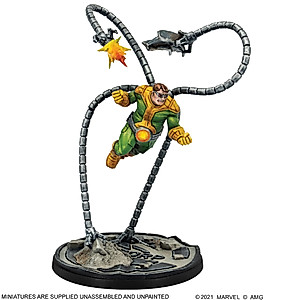 Marvel: Crisis Protocol Spider-Man vs Doctor Octopus Rival Panels, Tabletop Superhero Game for Kids and Adults, Ages 14+, 2 Players, 90 Minute Playtime, Made by Atomic Mass Games