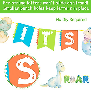 Dinosaur Baby Shower Banners Dinosaur Theme IT'S A BOY Banners Dinosaur Hatching Soon Baby Shower Decorations for Rawr It's A Boy Party Dino Baby Shower Party Supplies