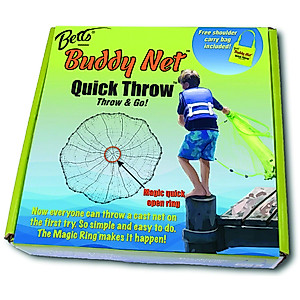 Betts CH4-I-EZ Buddy Throw Net, 4', Chartreuse