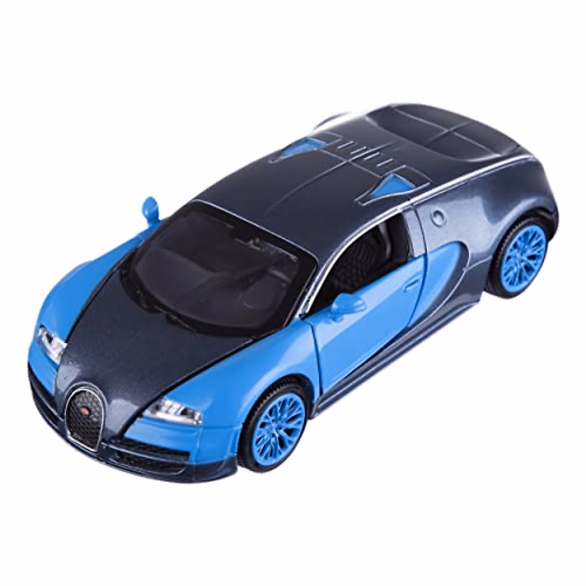ZHMY 1:32 Bugatti Veyron Alloy Diecast car Model Collection Light&Sound Blue