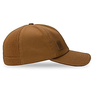 Headsweats Twill and Stretch Waffle Knit Podium Baseball Cap Hat, Acorn