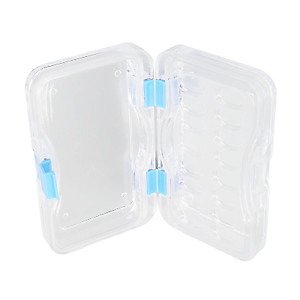 Membrane Tooth Box, Transparent Membrane Film Tooth Box, Safe Denture Storage Case with Secure Clasp, Reusable Dental Film Veneer Box for Dental Clinics