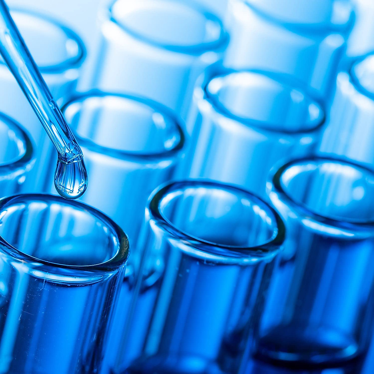 FunChem Glass Test Tubes, Pack of 20 Sturdy Round Bottom Clear Test Lab Tubes, 20 mm O.D. X 150 mm Length YQ-TestTube-ALL 20 O.D. x 150 mm Length