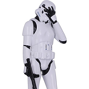 Nemesis Now Original Stormtrooper Three Wise Sci-Fi Figurines, White, 14cm
