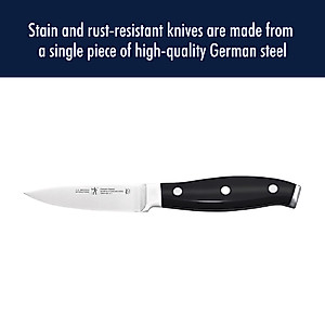 HENCKELS Forged Premio Starter Knife Set, 3 Piece, Black