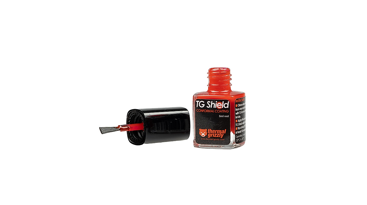 Thermal Grizzly - TG Shield (5ml red) - Protects Components From Liquid ...