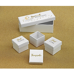 Lillian Rose Set of 3 Special Keepsake Boxes, White