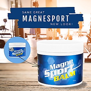 MagneSport Topical Magnesium Balm for Athletic Recovery - 4oz Jar