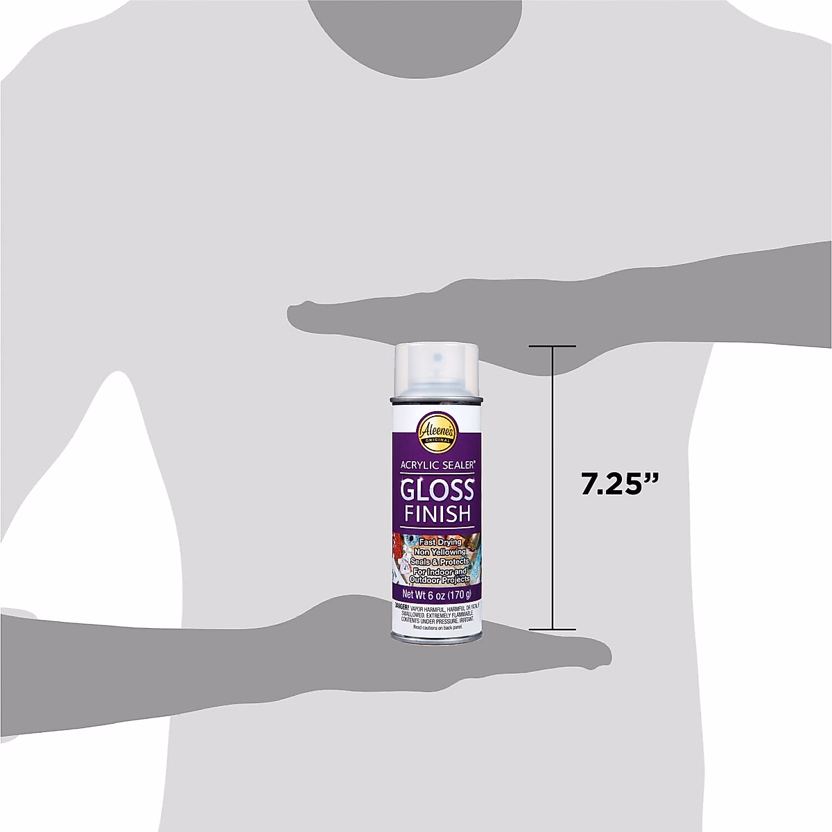 Aleene's 26412 Spray Gloss Finish, 6 Oz Acrylic Sealer, Original Version