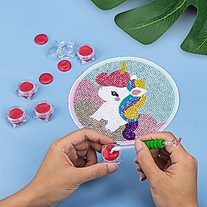 ANCIRS 6 Pack Diamond Painting Wax Storage Container Case with Glue Clay, Painting Glue Clay Organizer for Diamond Painting Embroidery Accessories