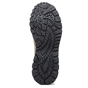 Brown Oak Womens Waterproof Outdoor Shoes Casual Trekking Work Hiking Boots (Brown, 8)