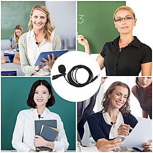 ERINGOGO lavalier Microphone USB mic pro Microphone Phone mic Mini mic Mini Broadcast Mic Clip- on Mic Lapel Mic Condenser Clip on Microphone Professional Mic lav mic TPE Wireless