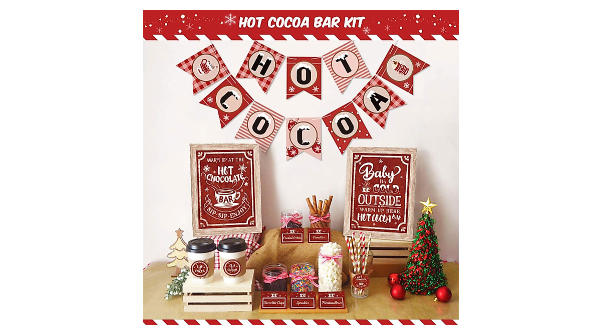 Hot Cocoa Bar Kit for Holiday Gatherings - Bessmoso