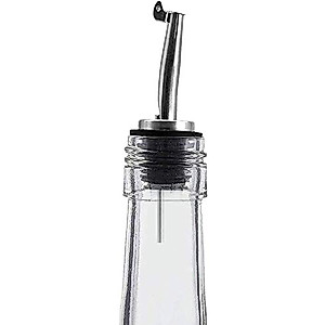 Axe Sickle 6 Pcs Oil Spout Liquor Pourers Bottle Spout Speed Pourer Olive Oil and Vinegar Stopper Spout for About 3/4" Bottle Mouth, with Flip Top