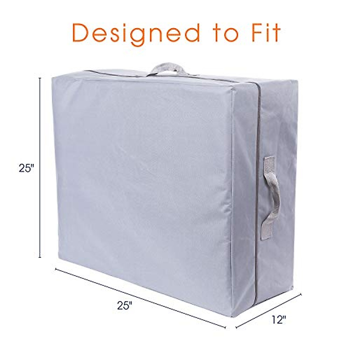 Cheer Collection Storage Case Trifold Folding Mattress (Fits 25" Wide Mattress)