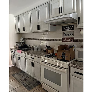 Metaverse sky Self-Stick Push Pull Helper ABS Plastic Wardrobe Handle Instant Cabinet Drawer Furniture Handles (Black, 16)