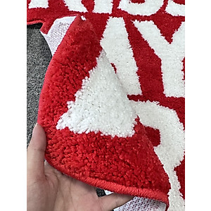 EXIGENT Sneaker Rug Area Carpet Basketball Ultra Soft Anti-Slip Floor Door Mat Birthday Christmas (Rug_B)