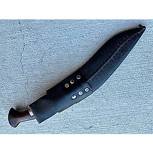 Kukri Supplier - 11″ Traditional Farmer Daily Work Rust Free Khukuri - Hand Forged Full Tang Sharpen Blade - EGKH Factory Outlet in Nepal - High Carbon Steel Knives
