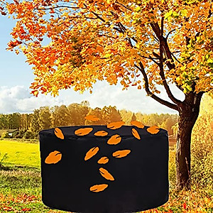 QIAOH Round Patio Table Cover Waterproof 90x40in, Uv-Protection, Outdoor Garden Furniture Rain Cover, Round Patio Table Cover, Outdoor Furniture Covers, Heavy Duty Garden Furniture Cover