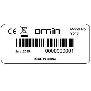 Ornin Y043 Corded Telephone with Speaker, Display, Desk Phone Only (Black)